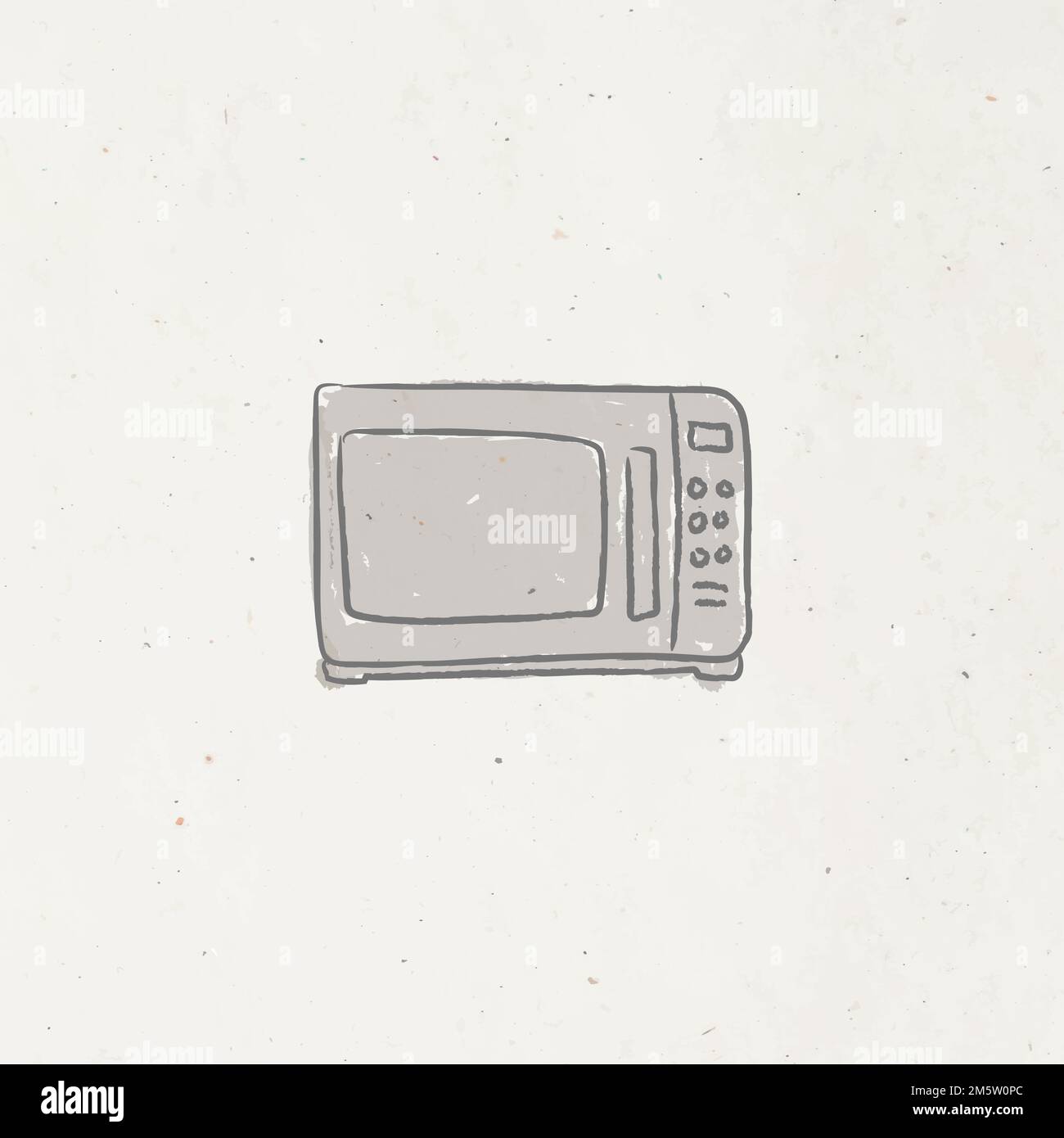 Doodle kitchen microwave vector Stock Vector Image & Art - Alamy