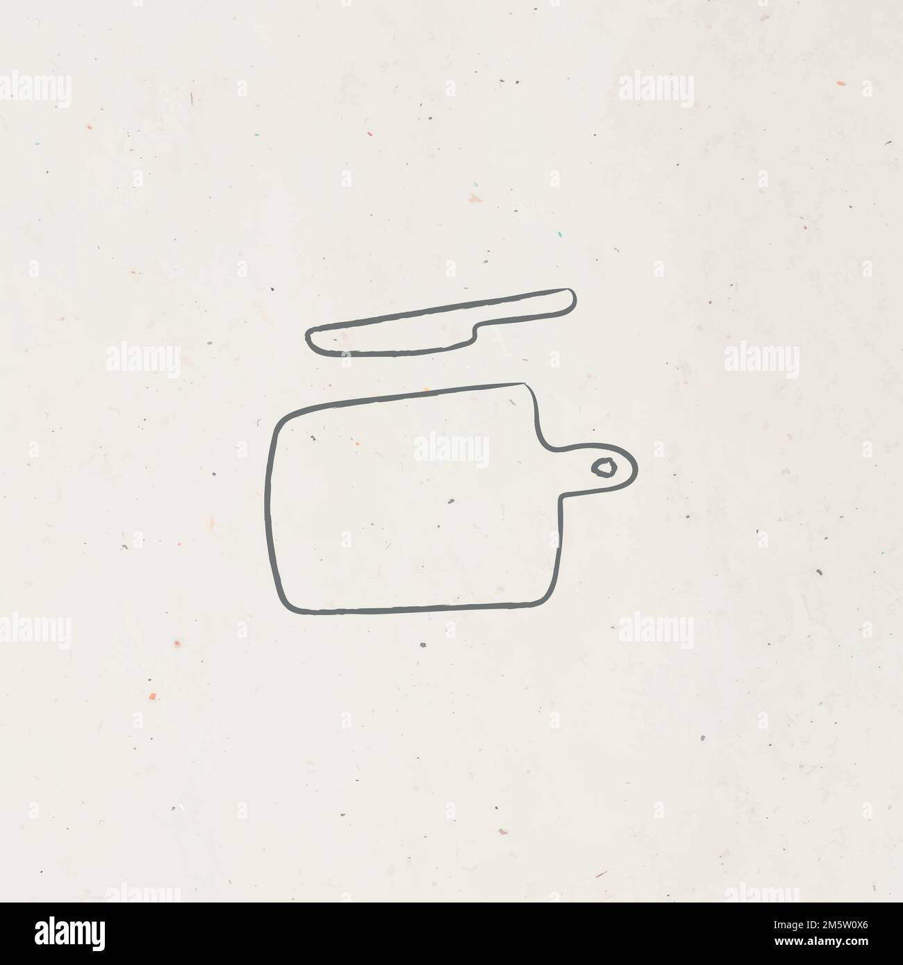 Chopping board with knife vector Stock Vector Image & Art - Alamy