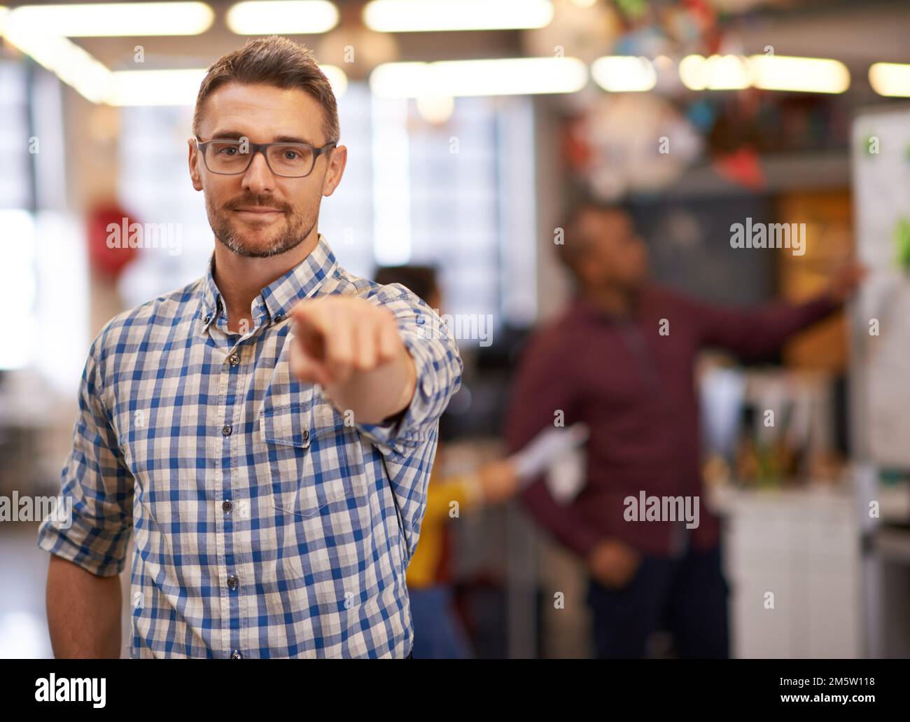 Business people pointing at camera hi-res stock photography and images ...