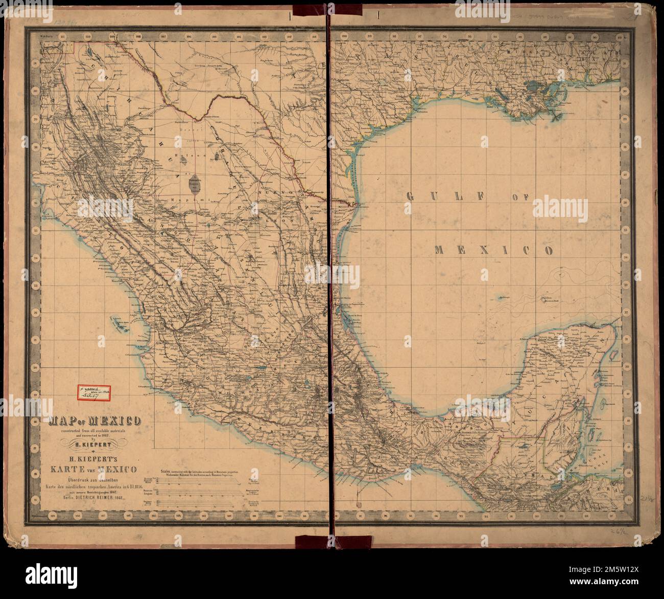 Map of Mexico, constructed from all available materials and corrected ...