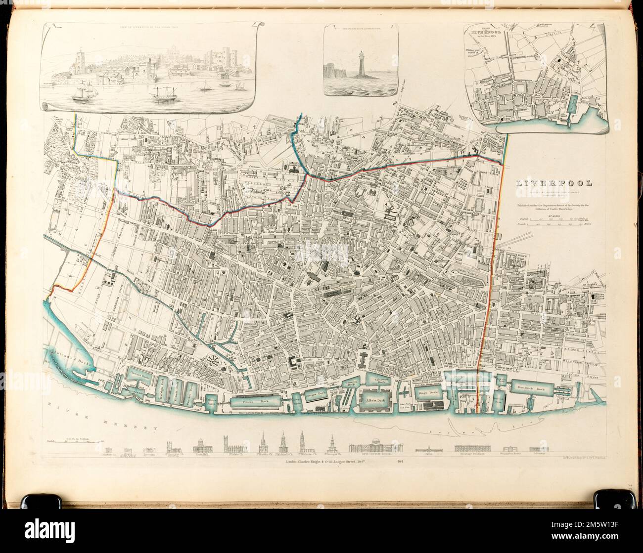 Liverpool. Appears in Maps of the Society for the Diffusion of Useful ...