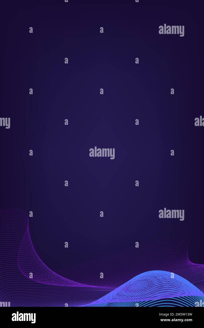 Blue neon synthewave patterned background vector Stock Vector Image ...