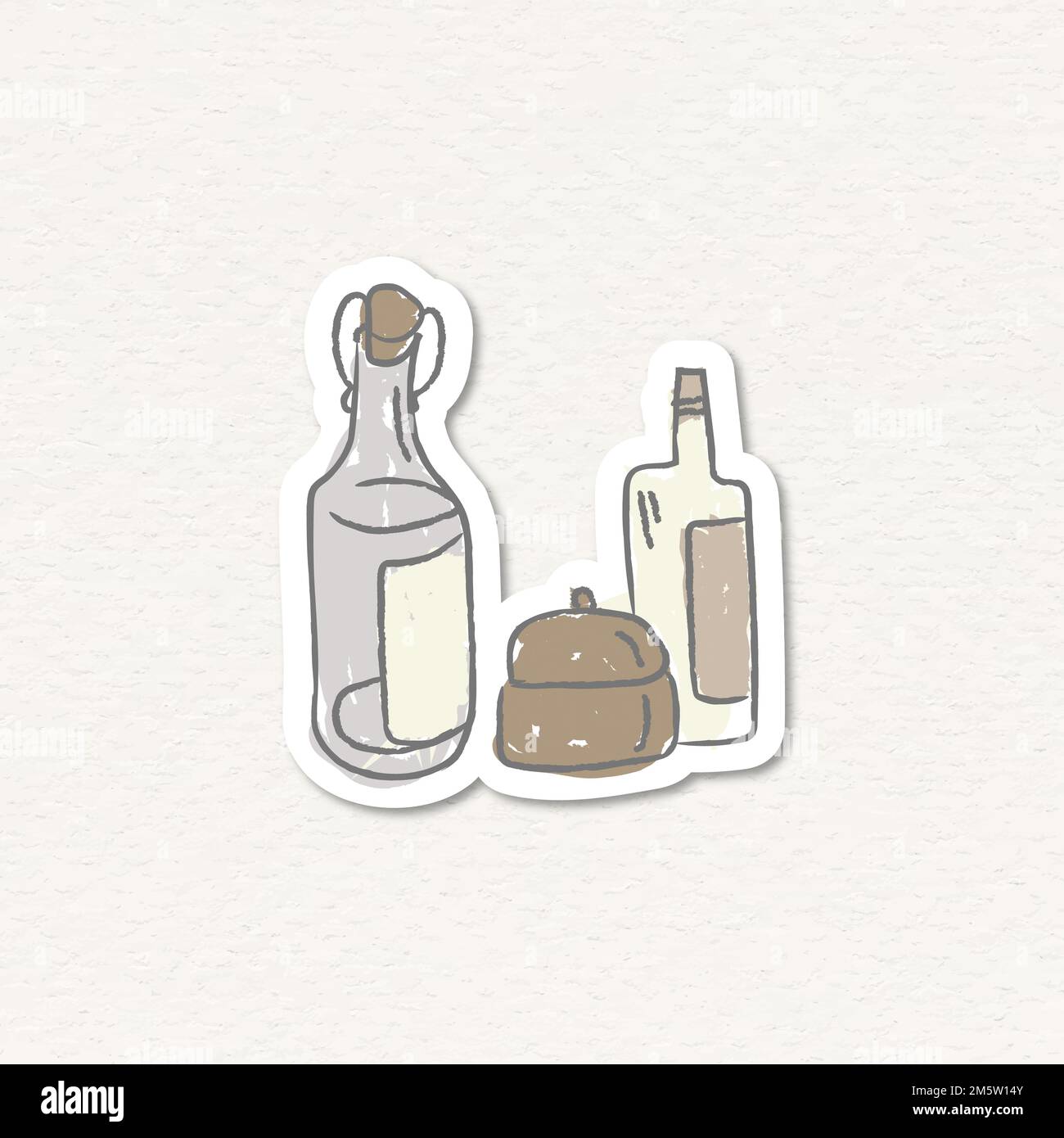 Set of condiment sticker vector Stock Vector Image & Art - Alamy