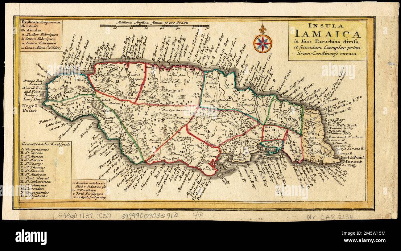 Insula Iamaica : in suas parochias divisa et secundum exemplar ...
