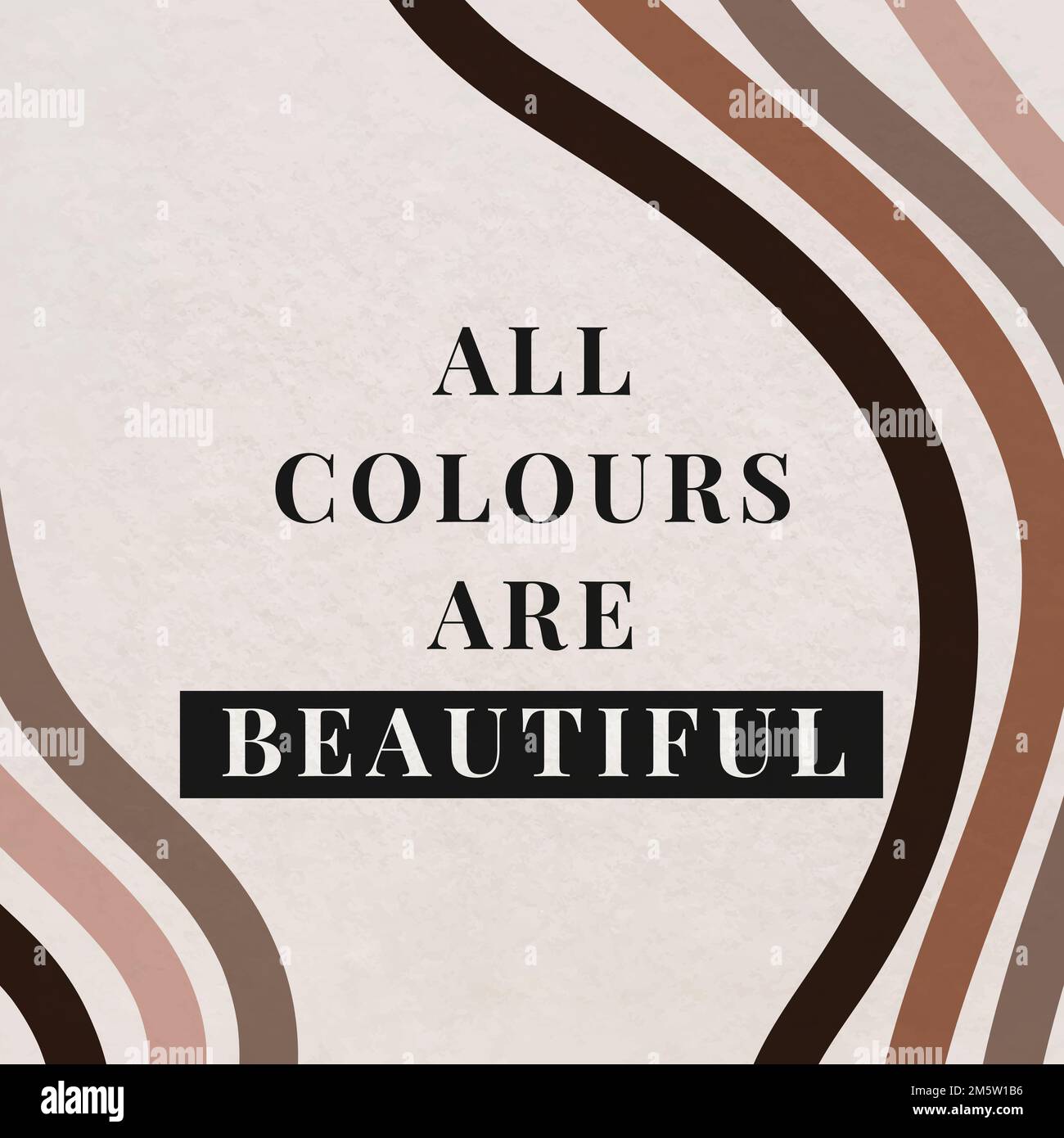 All colours are beautiful, black lives matter vector Stock Vector Image ...