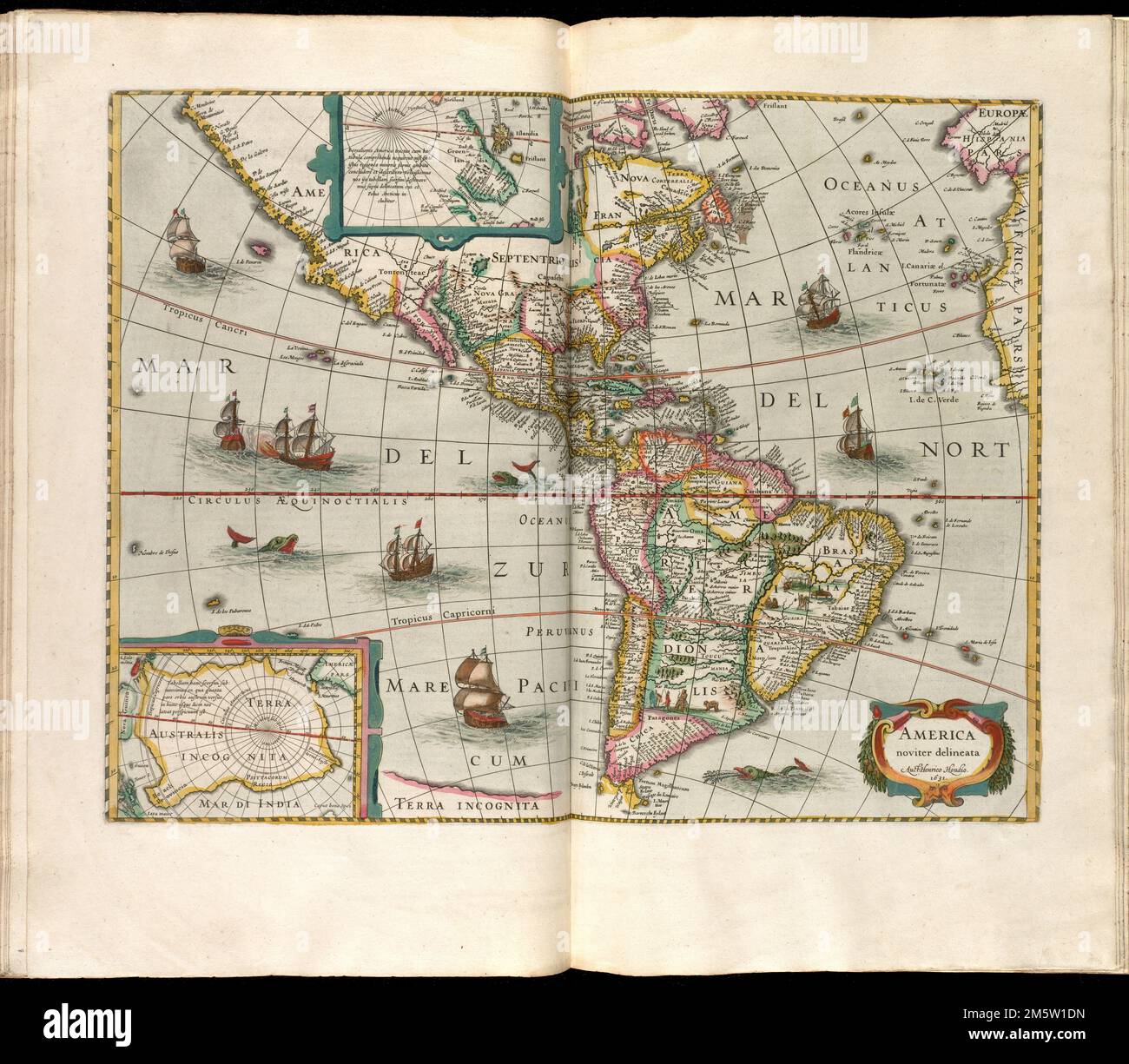 America noviter delineata. Date of 1631 appears after author's name ...