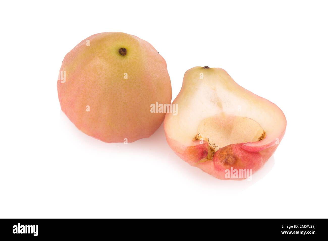 Rose apples isolated on white background Stock Photo - Alamy