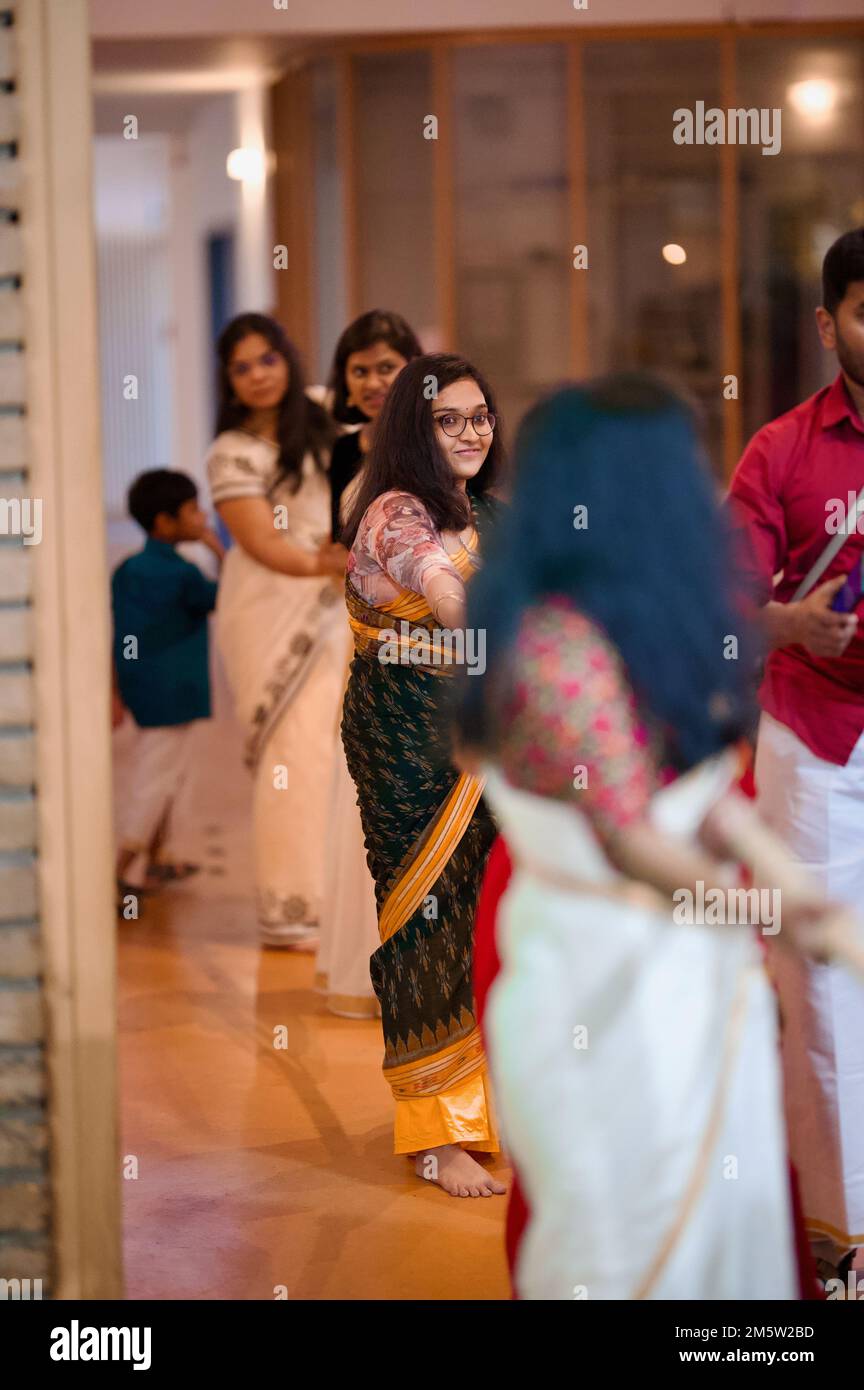 A view of Indian people playing tug of war in Solingen Stock Photo - Alamy