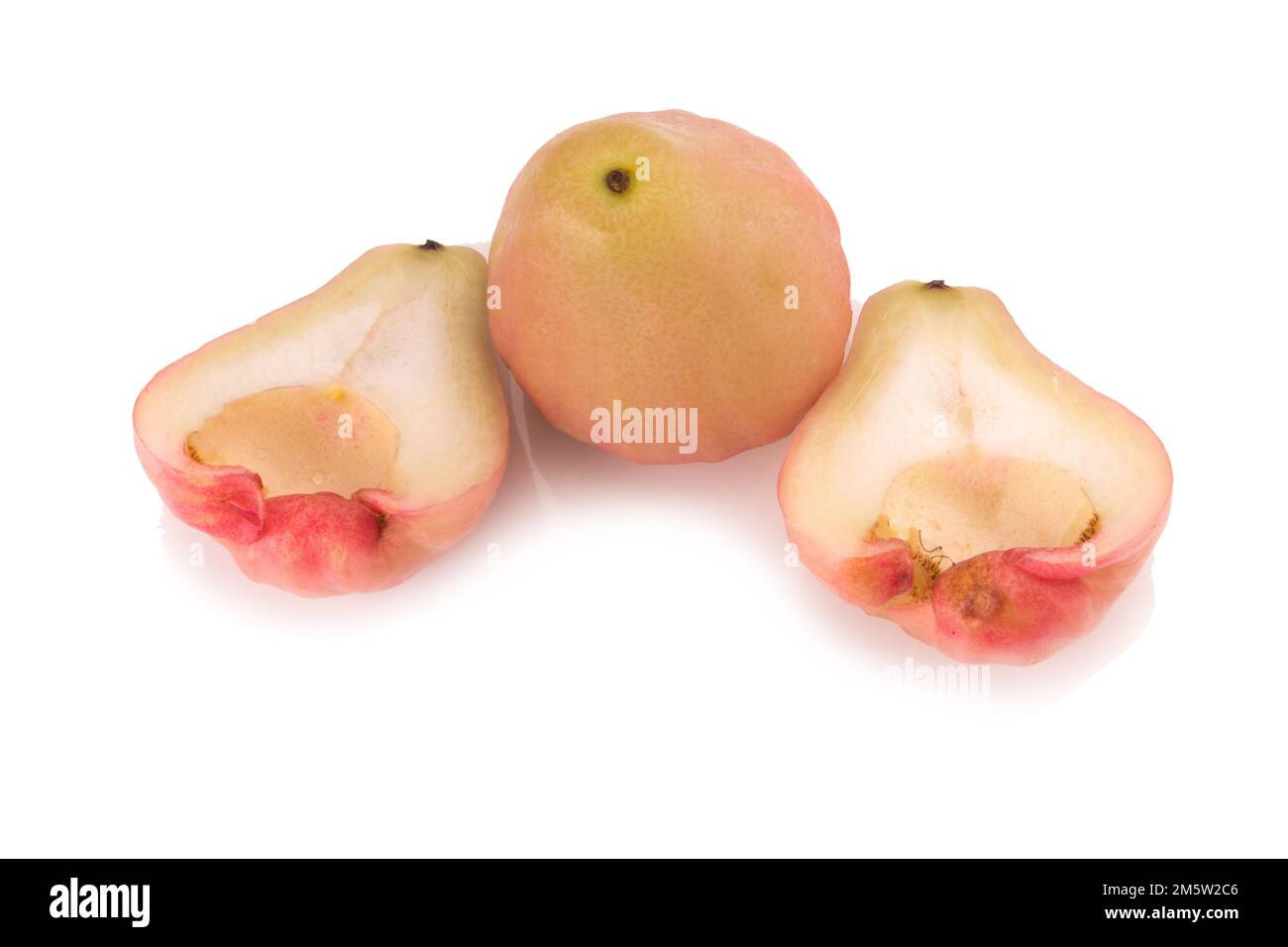 Rose apples isolated on white background Stock Photo - Alamy