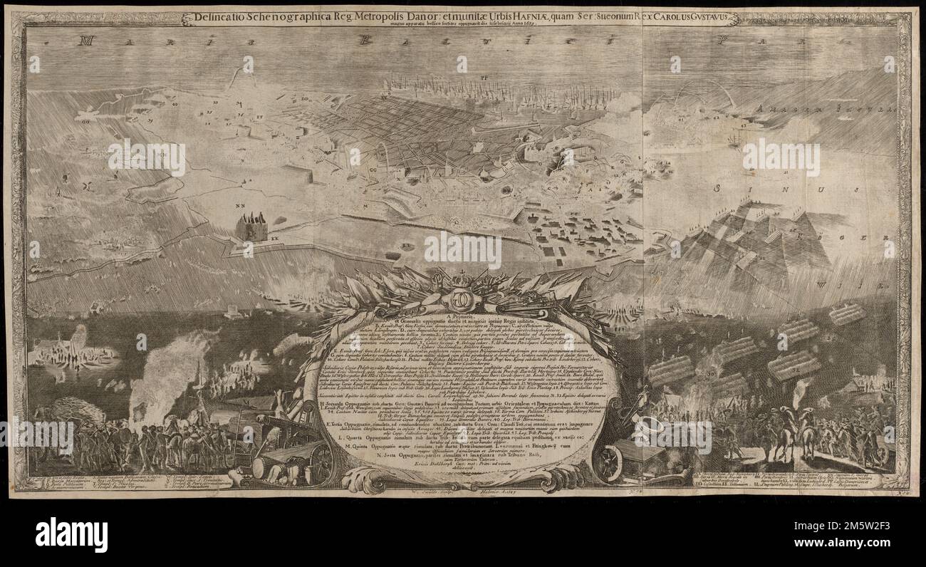 Delineatio schenographica reg. metropolis Danor: et munitae urbis ...