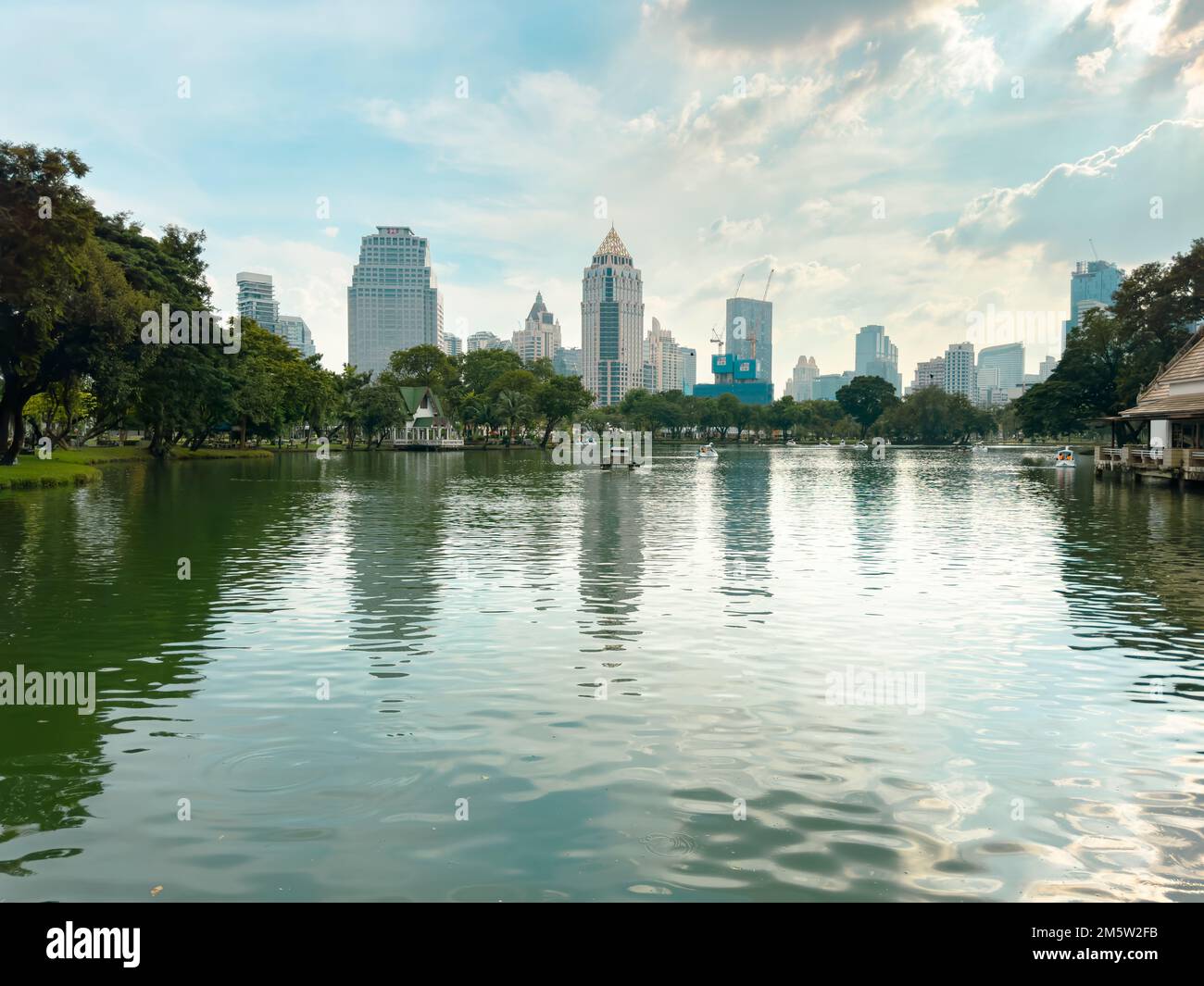 Lumphini Park (also Lumpini or Lumpinee) in Pathum Wan district ...