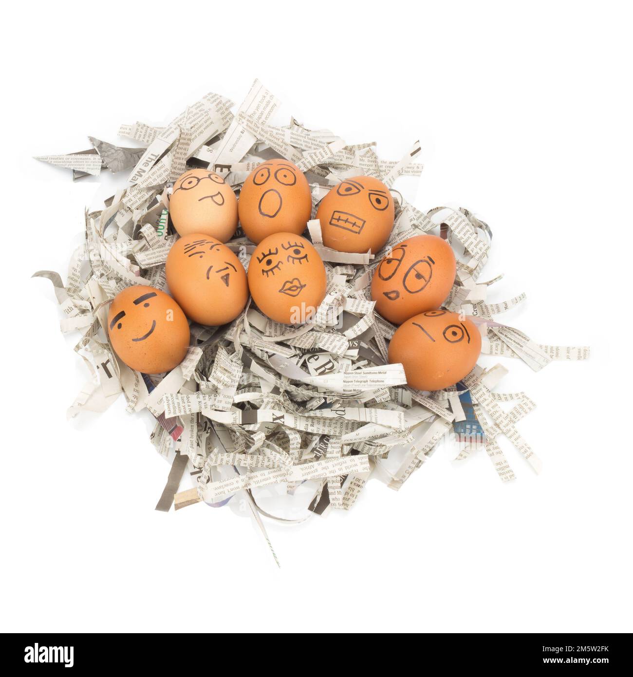 Egg face Cut Out Stock Images & Pictures - Alamy
