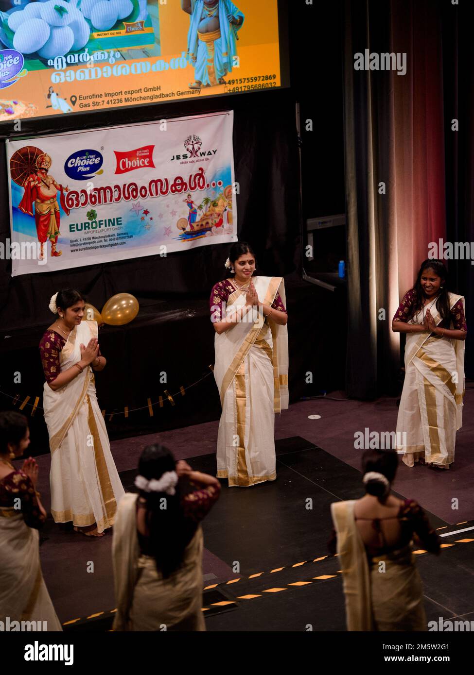 A view of Indian people celebrating onam in Solingen Stock Photo - Alamy