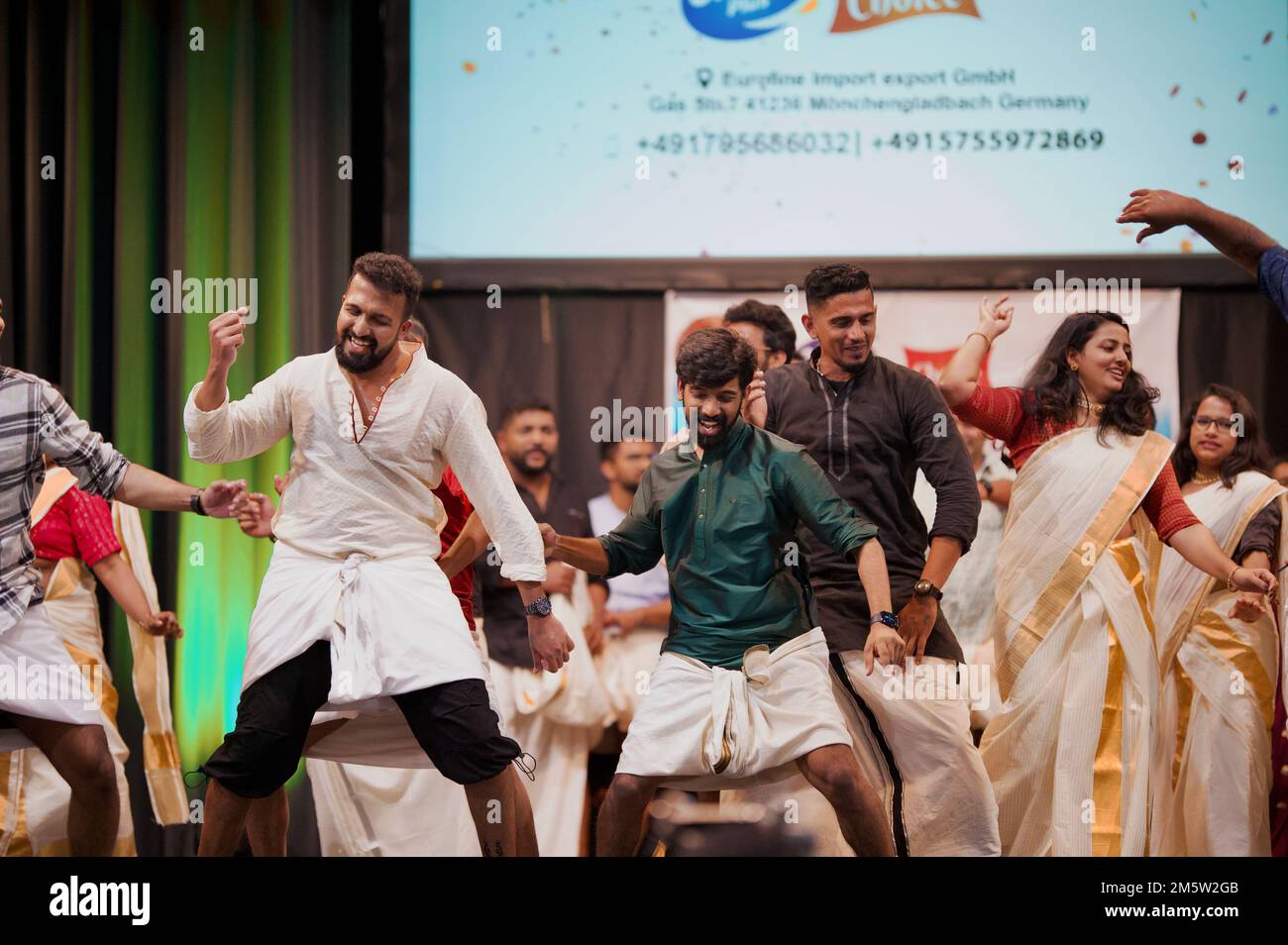 A view of Indian people celebrating onam in Solingen Stock Photo - Alamy