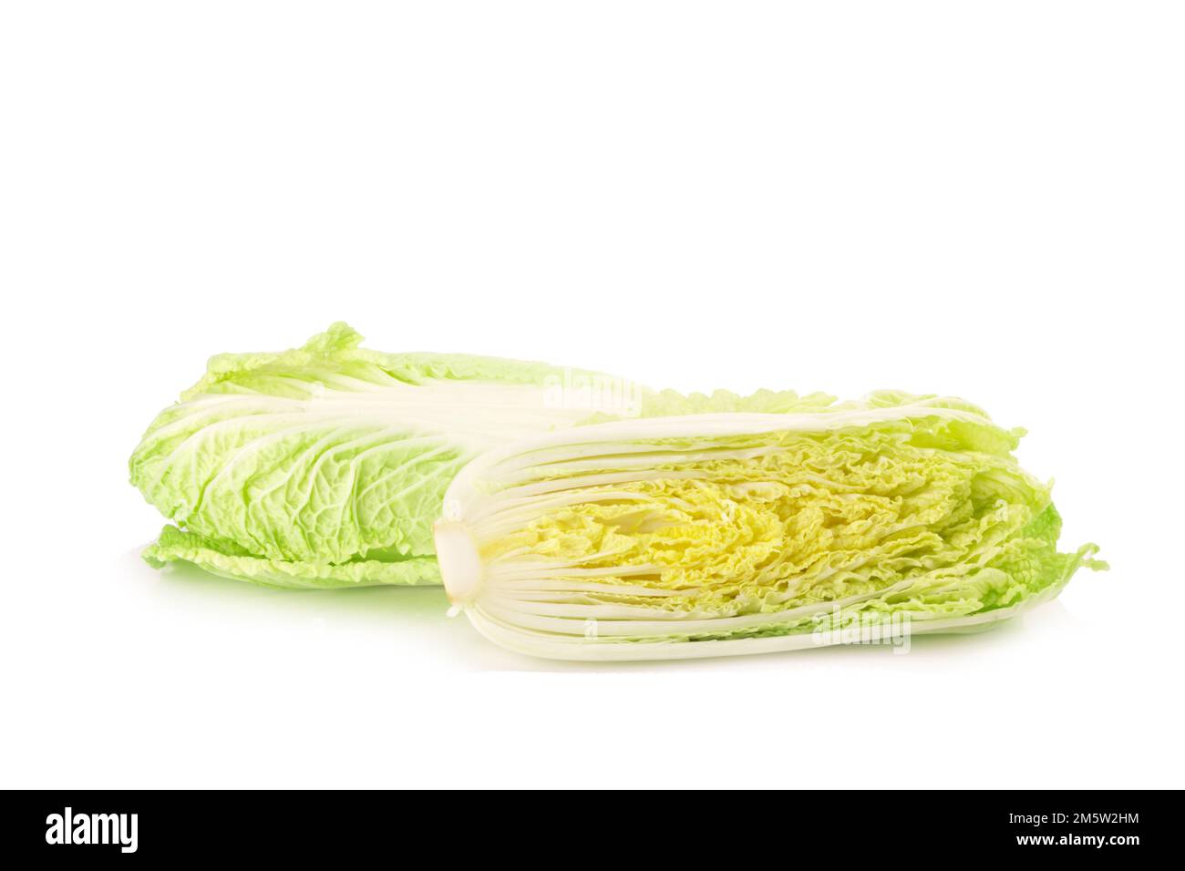 fresh chinese cabbage on a white background Stock Photo - Alamy