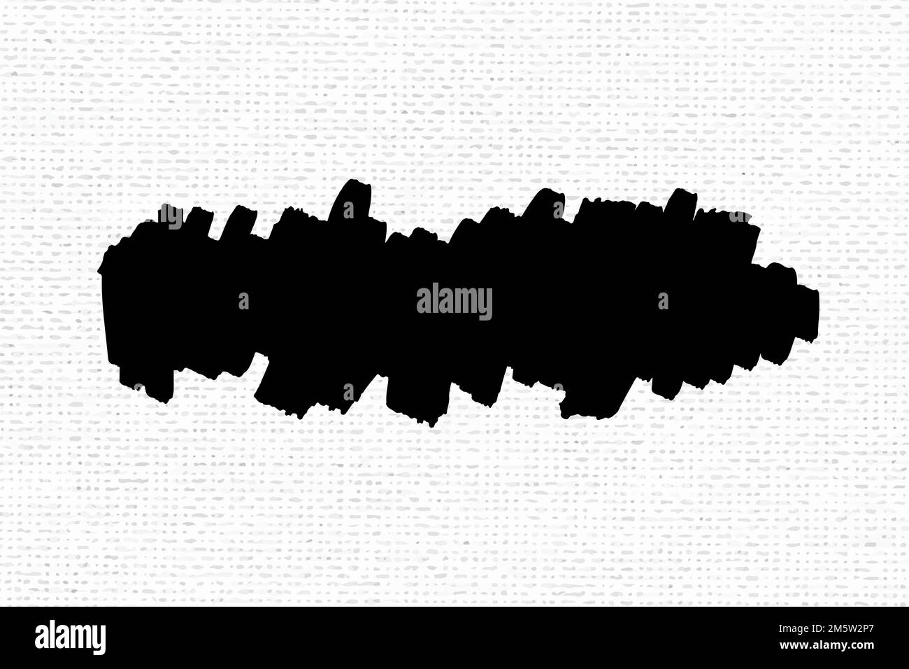 Black scribble marker banner vector illustration Stock Vector Image ...