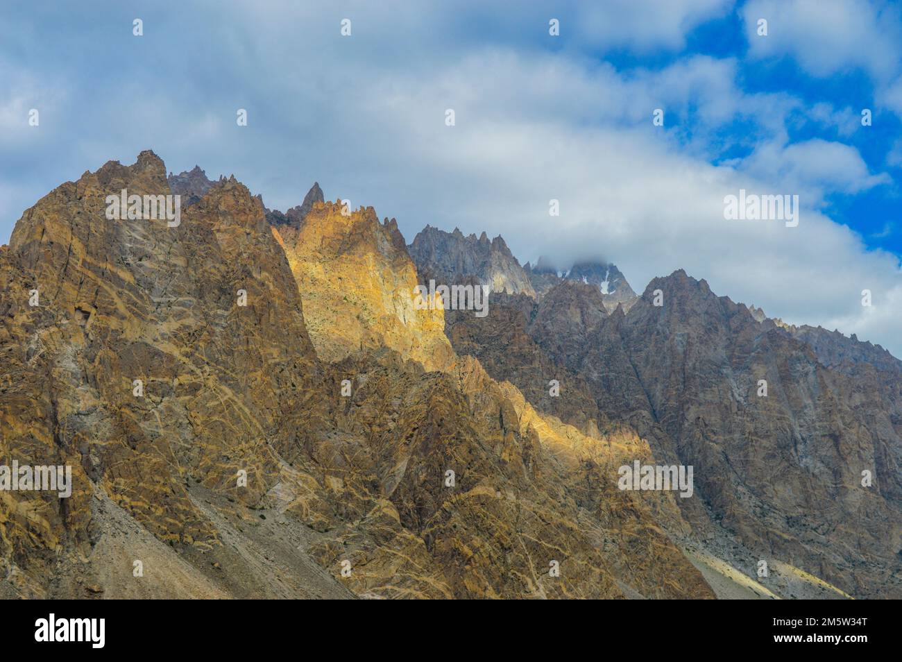 Point Peaks of Passu Cones Stock Photo - Alamy