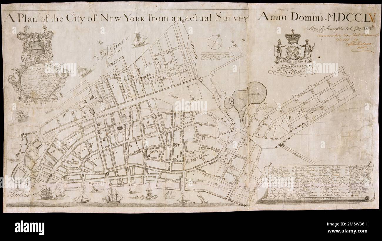 Map of natural features of america hi-res stock photography and images ...