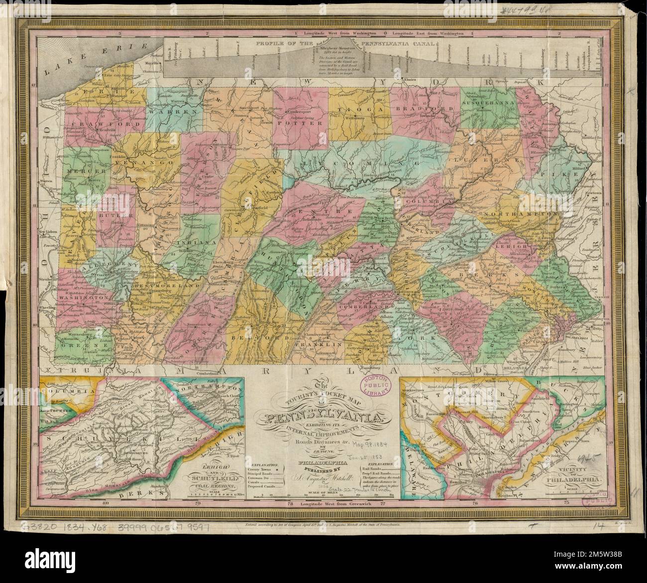 Lehigh map hi-res stock photography and images - Alamy
