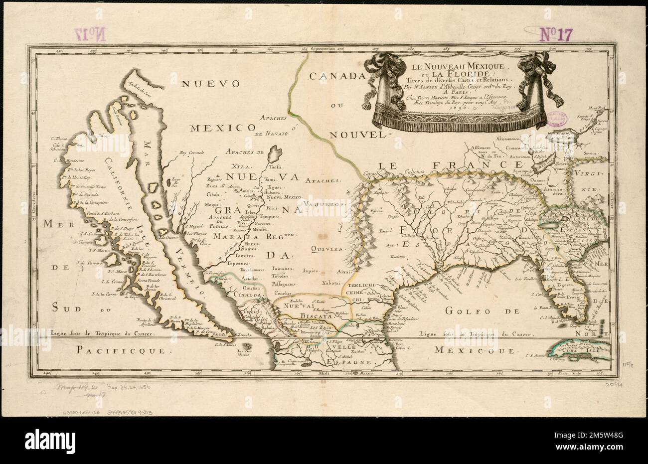 Le Nouveau Mexique et la Floride : tirées de diverses cartes, et ...