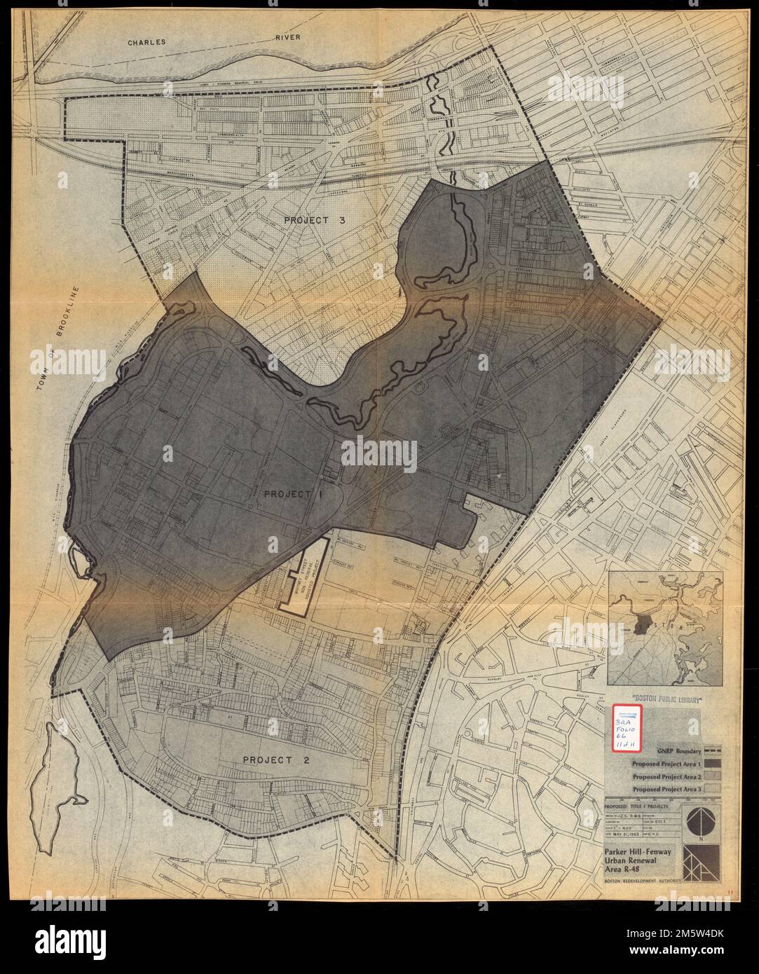 Parker Hill-Fenway urban renewal area r-48 : proposed title I projects ...