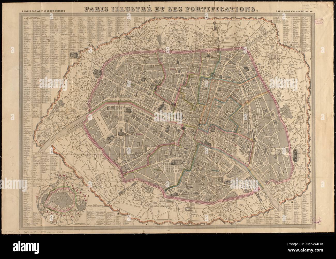 Paris illustré et ses fortifications. Includes indexes. Some buildings ...