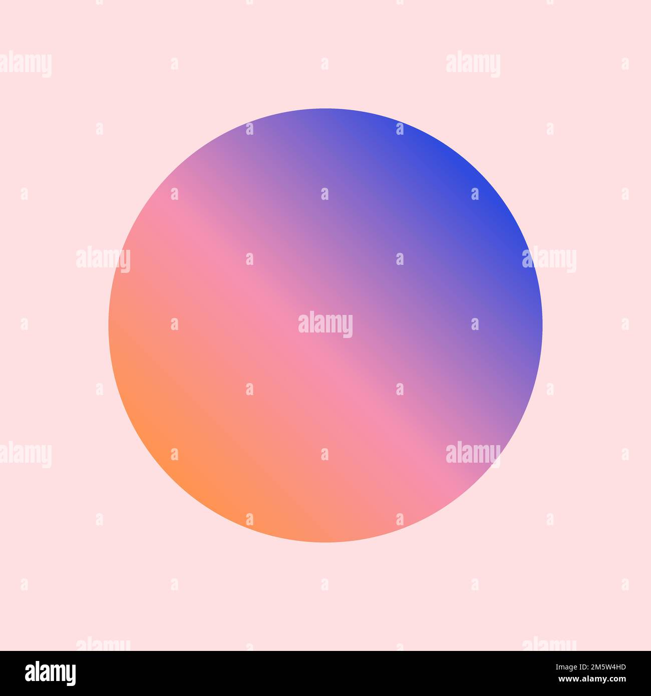 Gradient round geometric shape vector Stock Vector Image & Art - Alamy