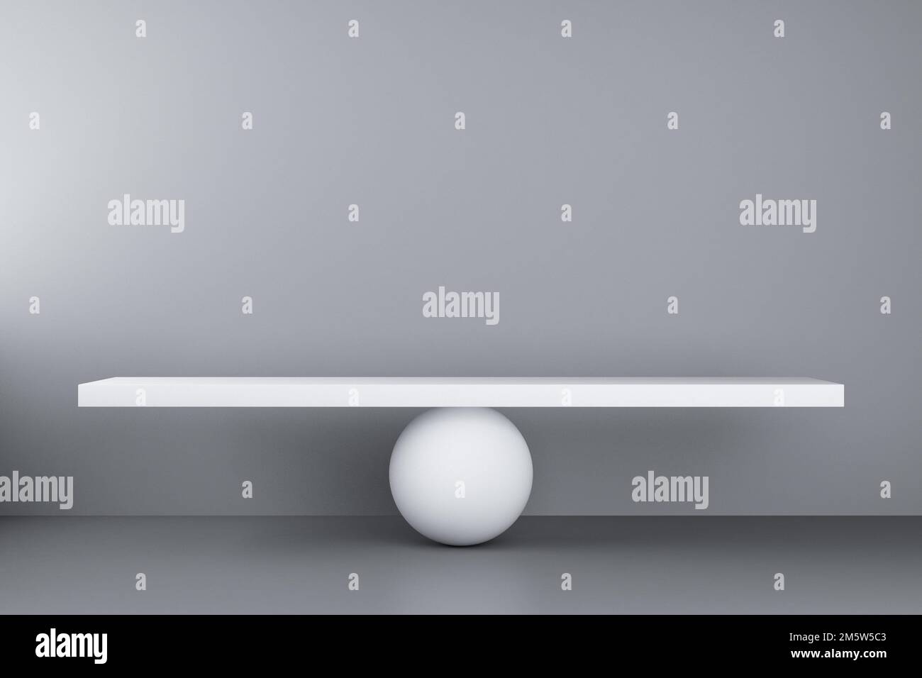 3d rendering balanced scale hi-res stock photography and images - Alamy