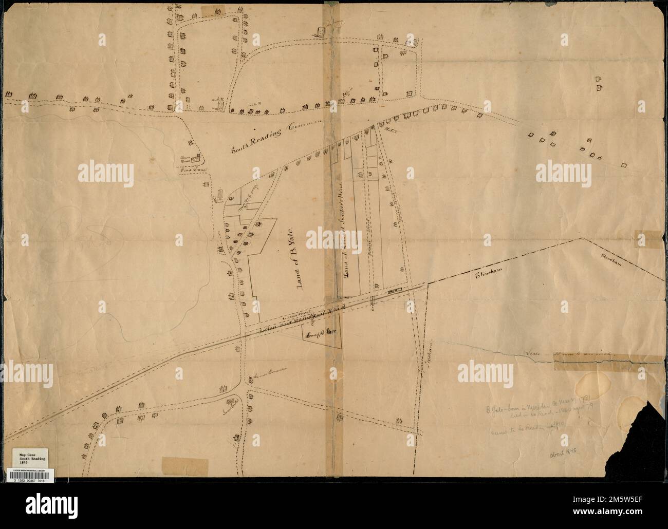 Plan or map showing the laying out of Rail Road Street. Map depicts ...