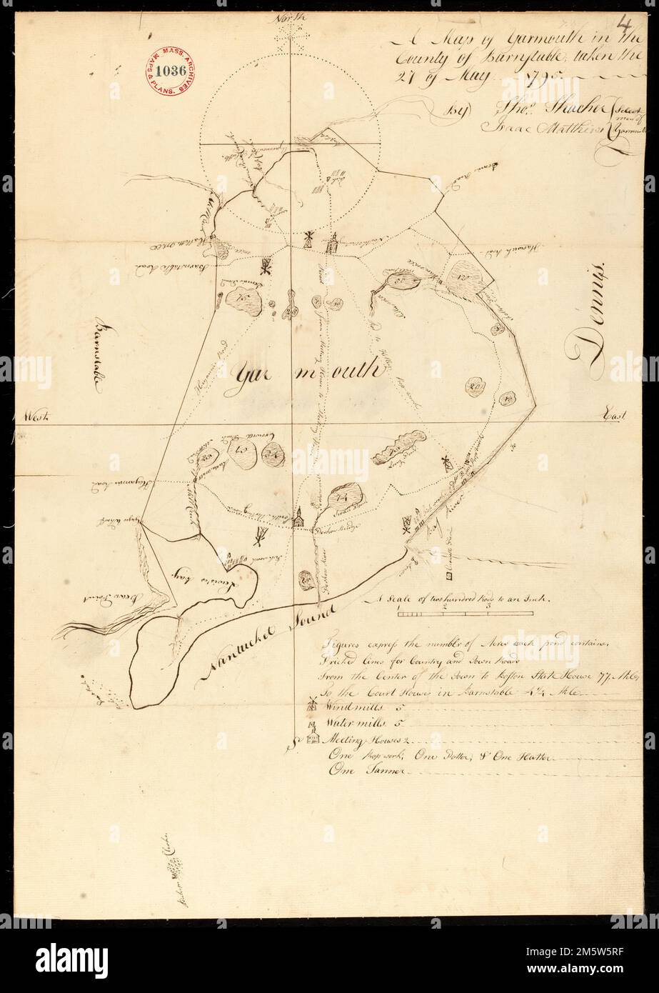 Plan of Yarmouth, surveyor's name not given, dated May 27, 1795..... , Massachusetts ...