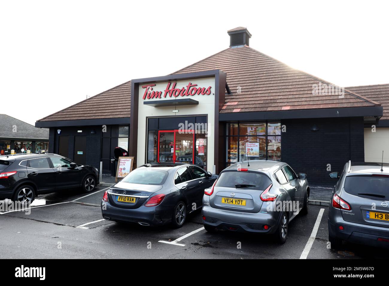 General views of new Tim Hortons Take away food outlet in Chichester ...