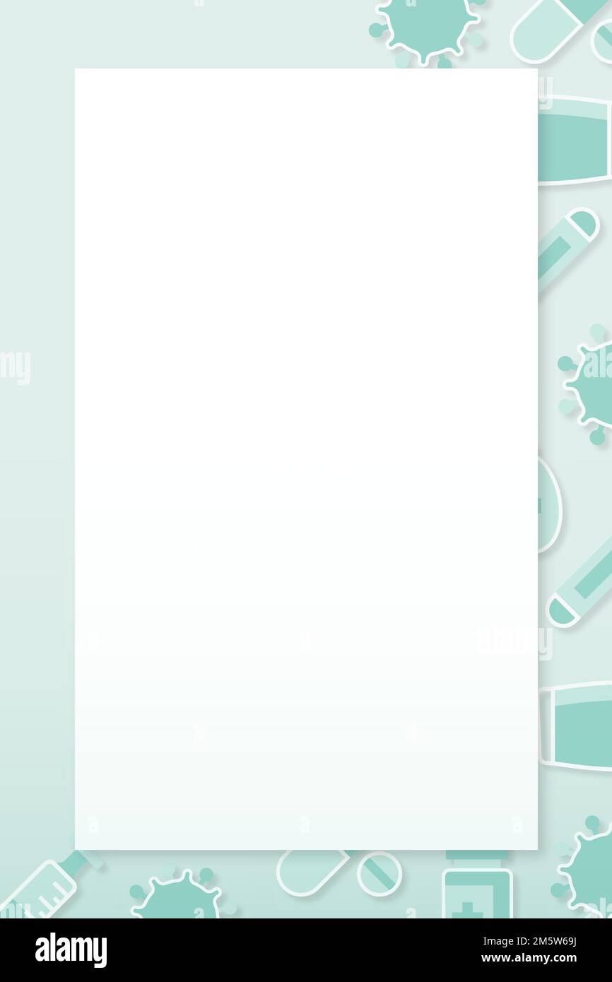 Clean medical background with frame vector Stock Vector Image & Art - Alamy