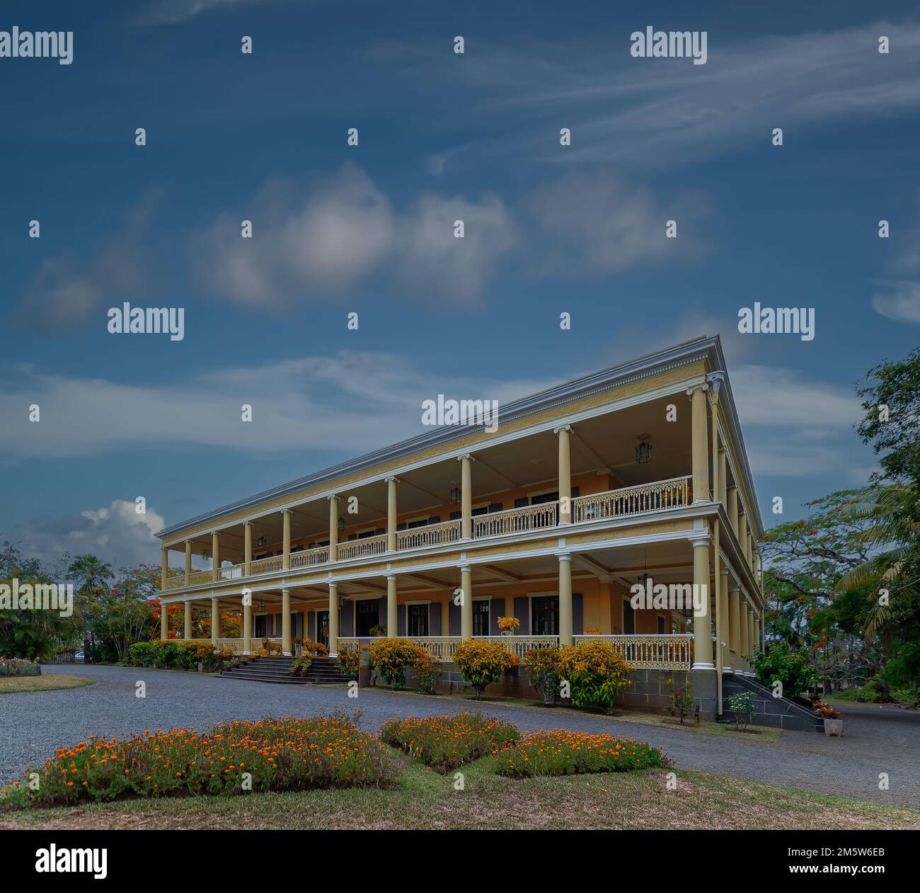 Mapou, Mauritius View of Château de Labourdonnais. The Labourdonnais ...