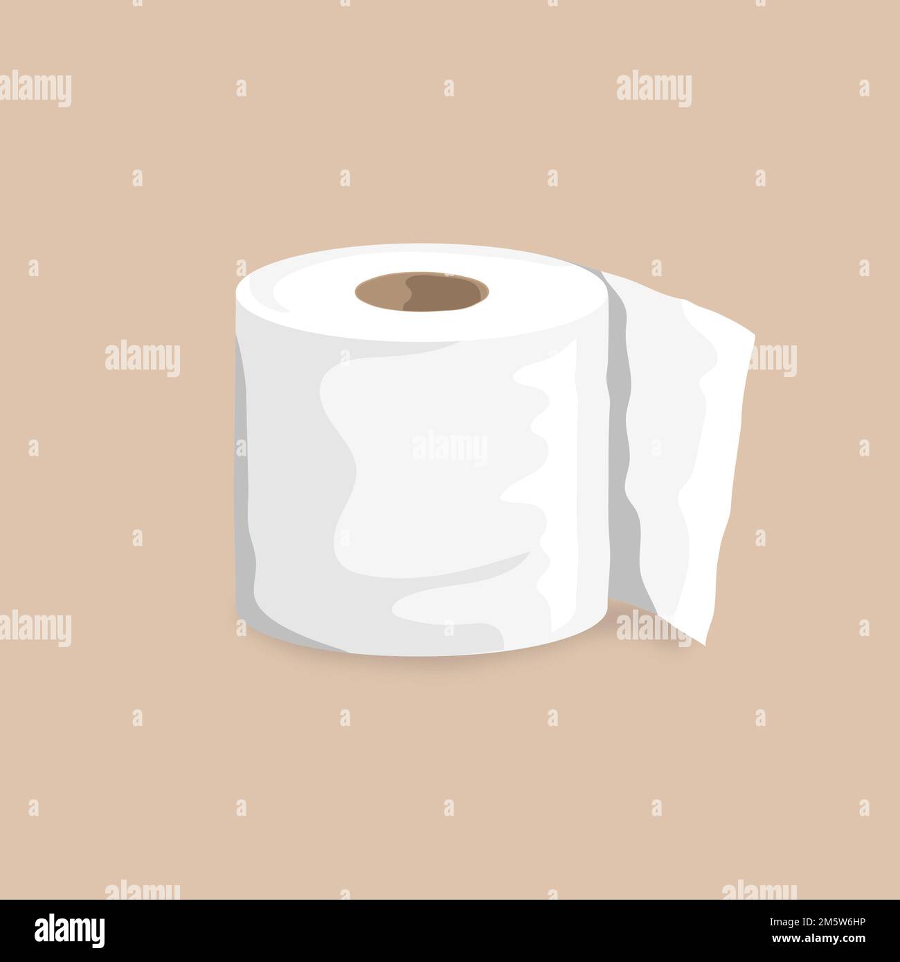 Toilet tissue roll element vector Stock Vector Image & Art - Alamy