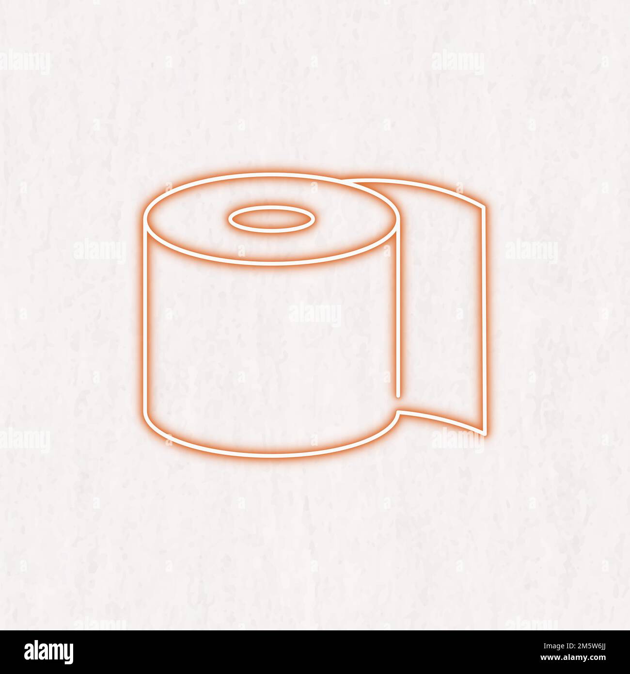 Toilet tissue roll neon sign vector Stock Vector Image & Art - Alamy