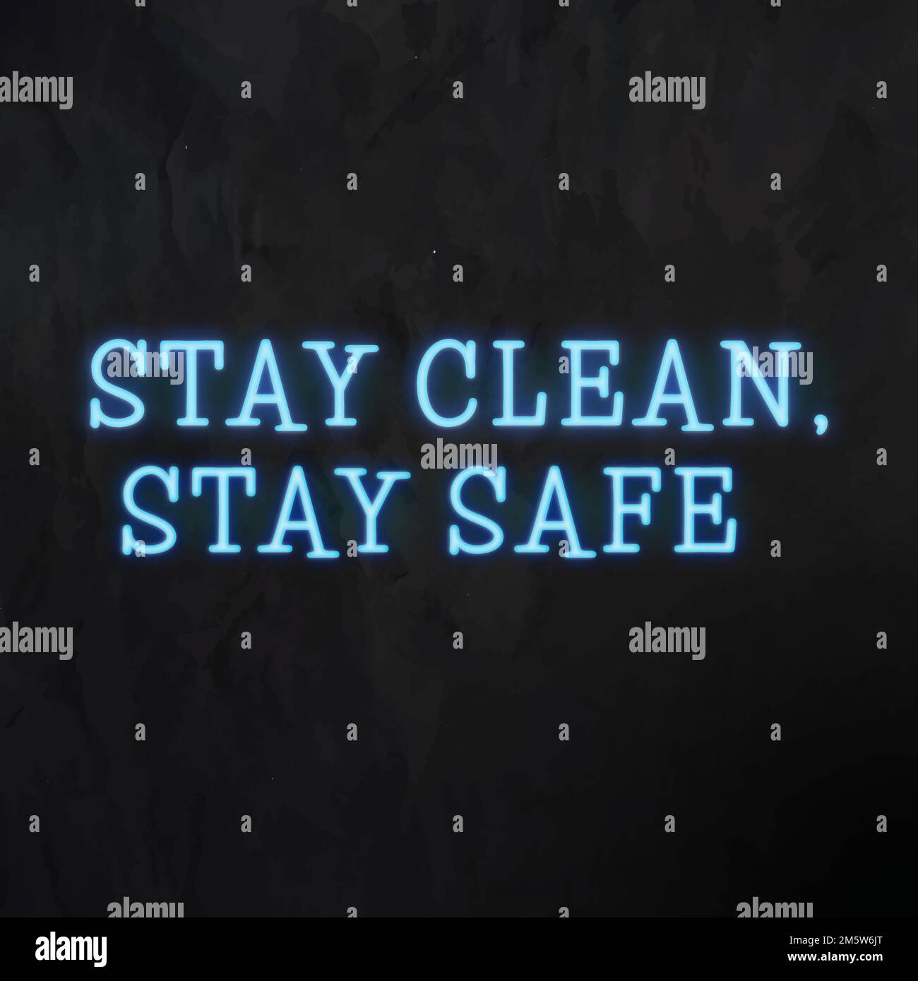 Stay clean, stay safe during the coronavirus outbreak neon sign vector ...