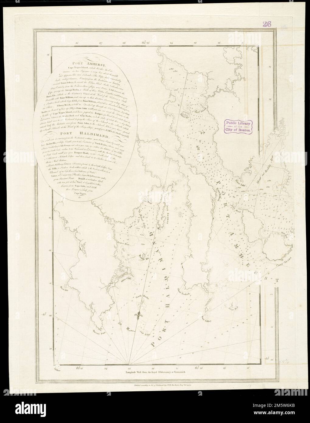 Port Amherst ... : Port Haldimand. Chart of the southeast coast of Nova ...