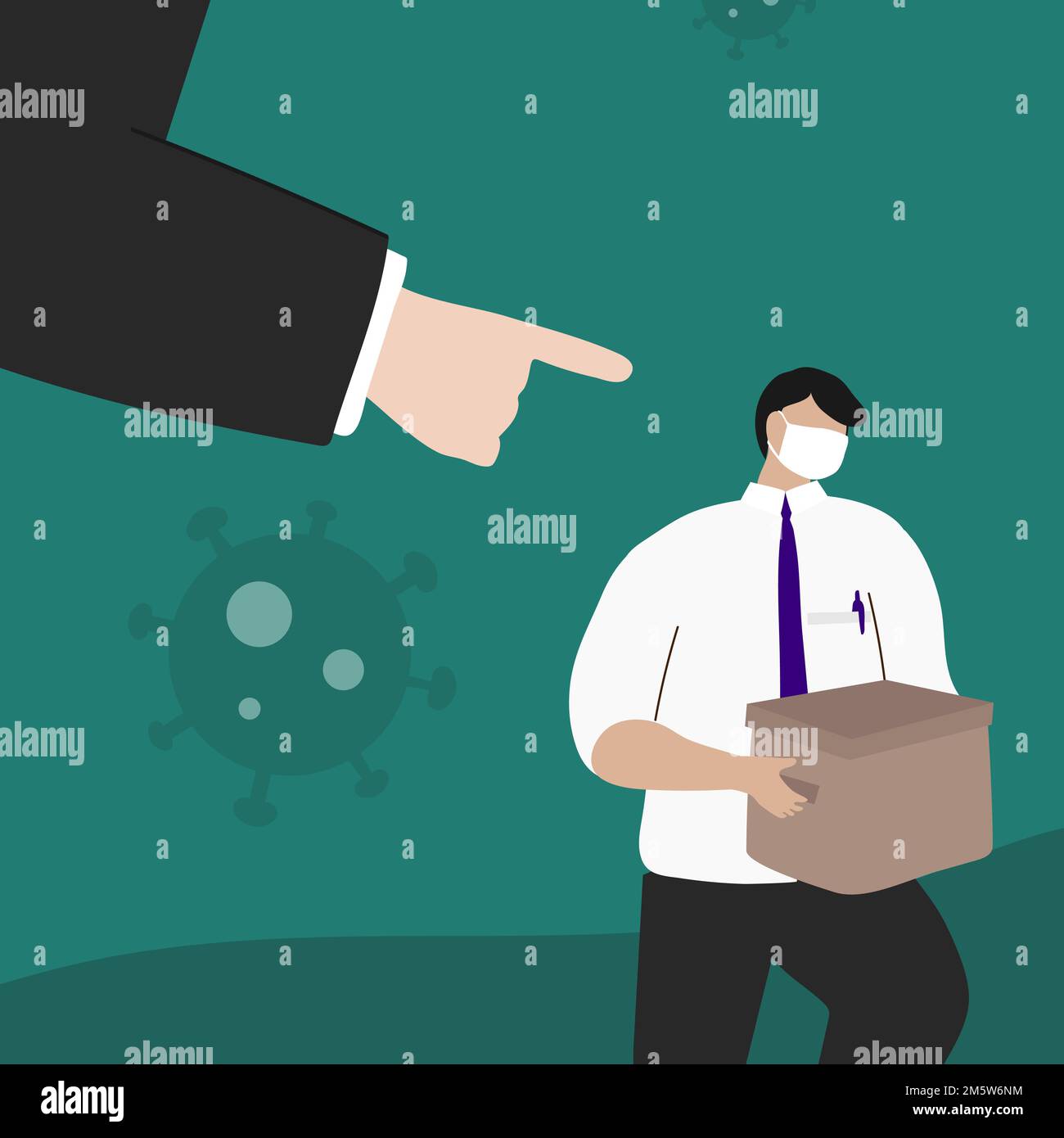 Losing job Stock Vector Images - Alamy