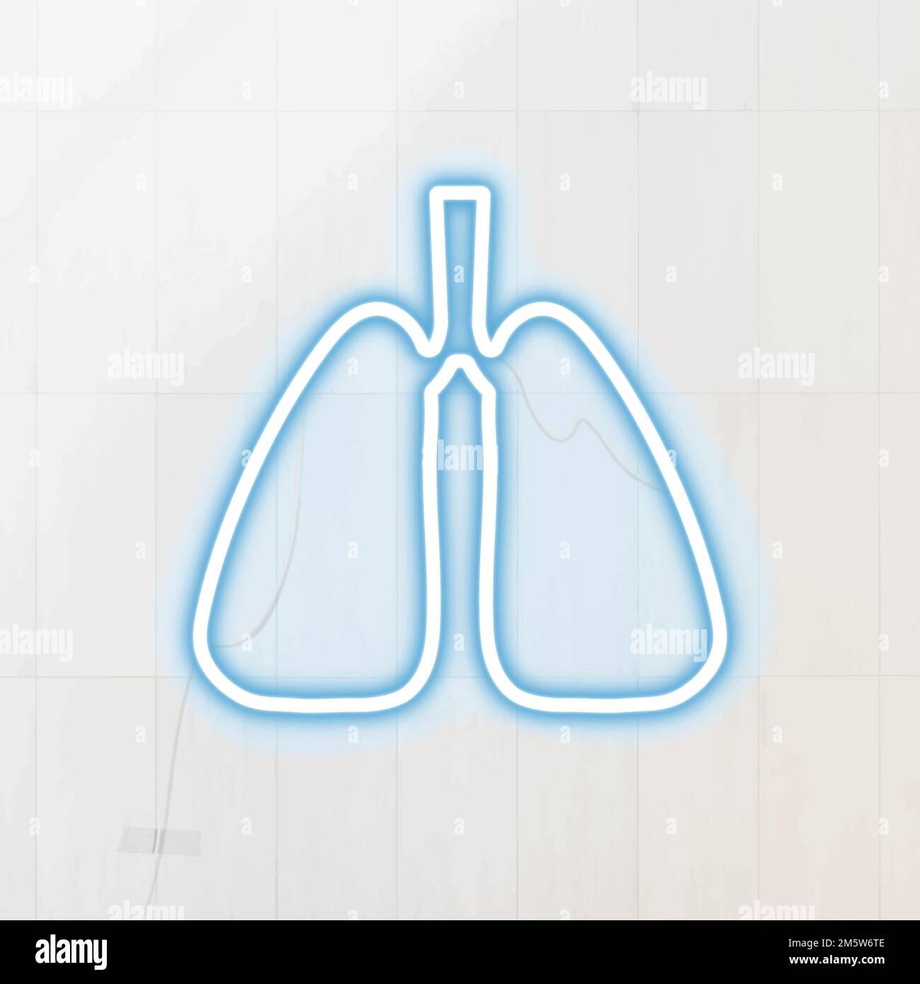 Blue respiratory tract neon sign vector Stock Vector Image & Art - Alamy