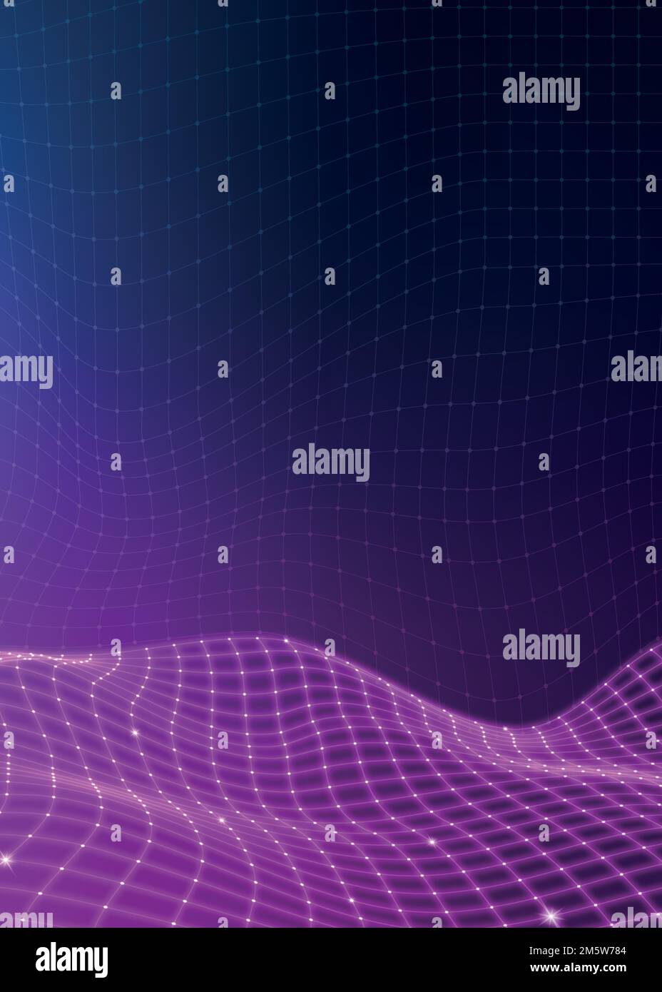 Purple 3D abstract wave pattern background vector Stock Vector Image ...