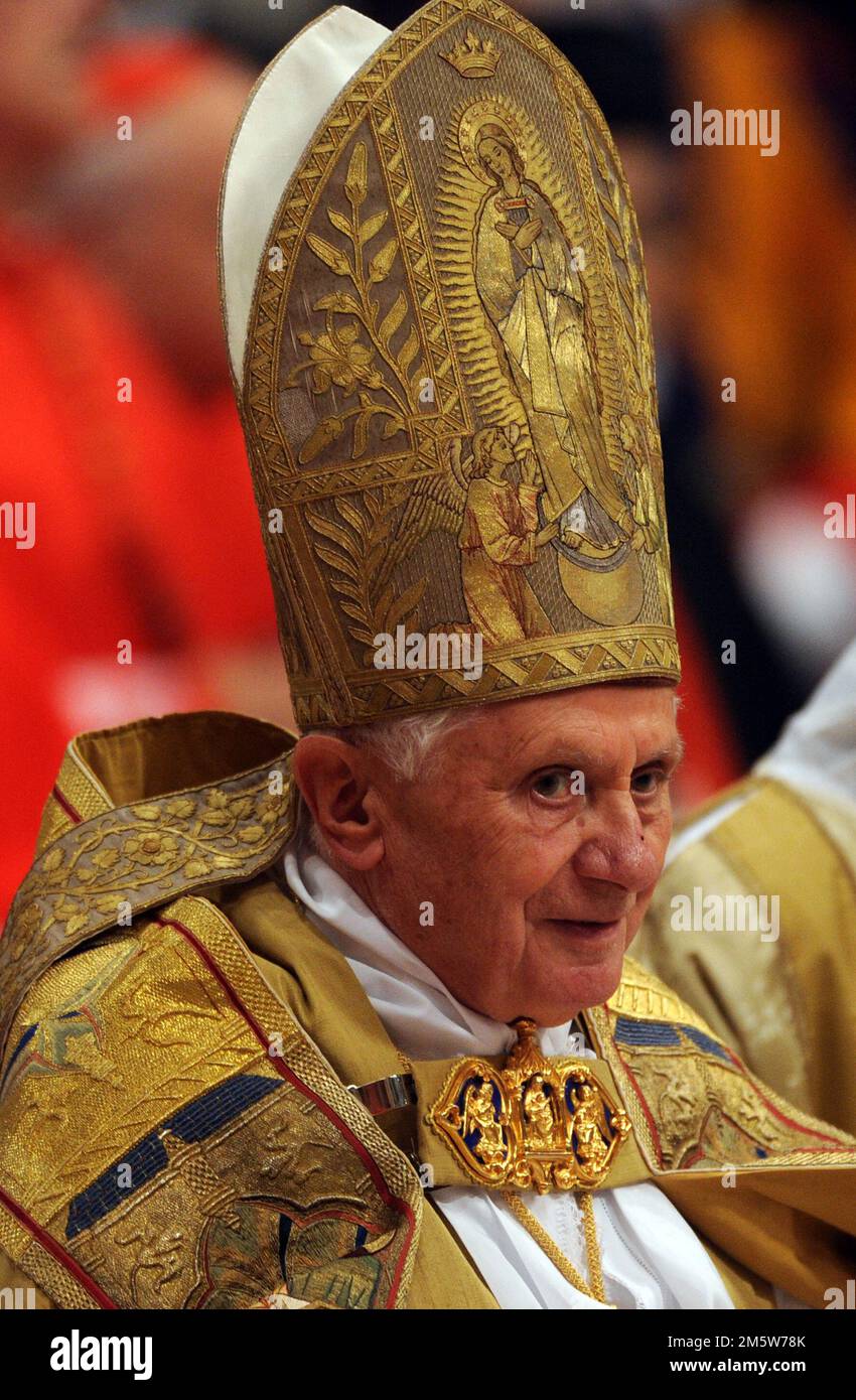 File photo - Pope Benedict XVI formally created 24 new cardinals amid ...