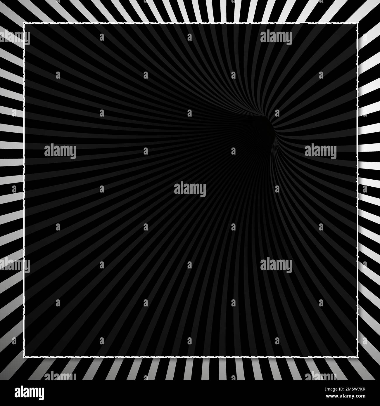 Black and white striped frame vector Stock Vector Image & Art - Alamy