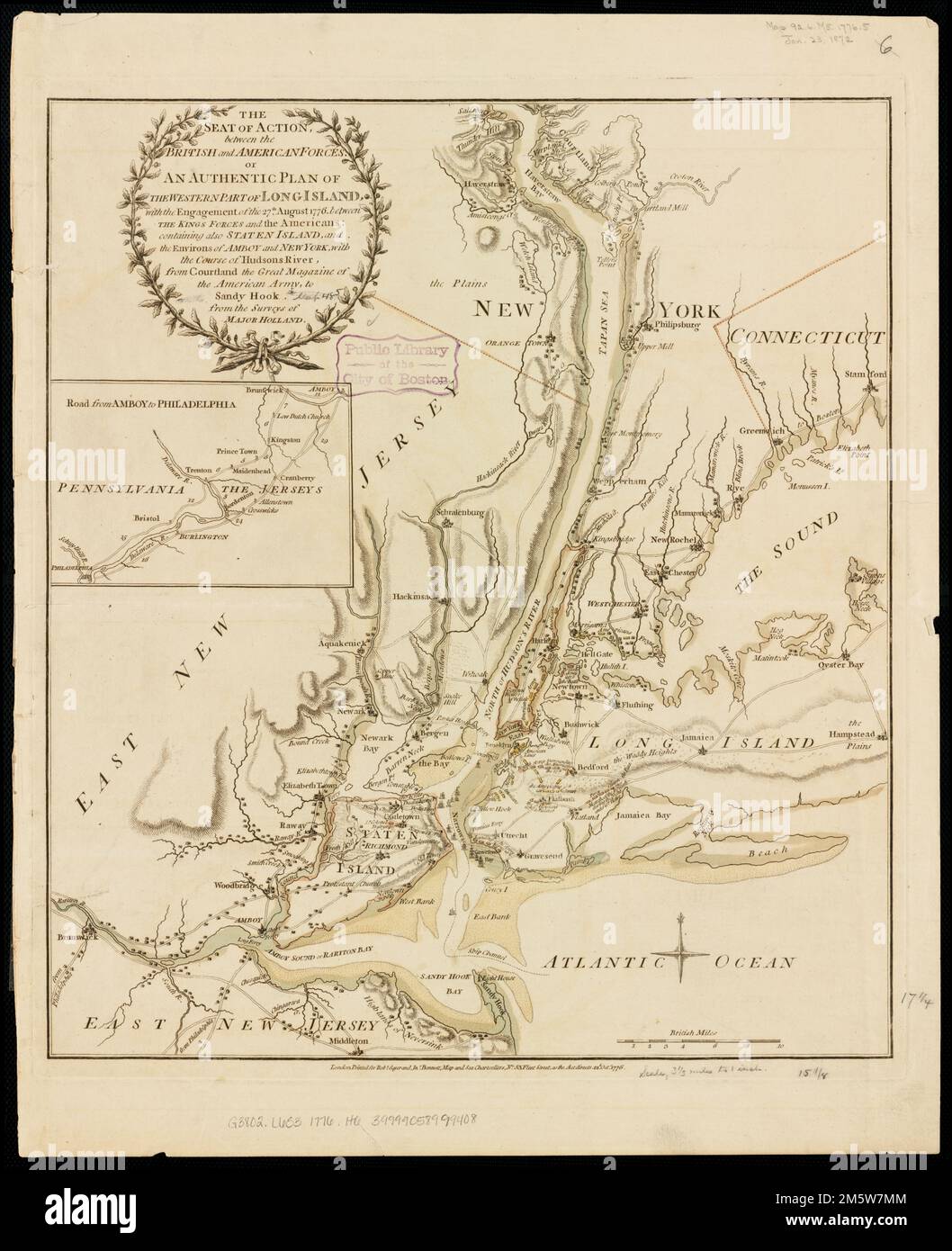 Map of sandy hook hi-res stock photography and images - Alamy