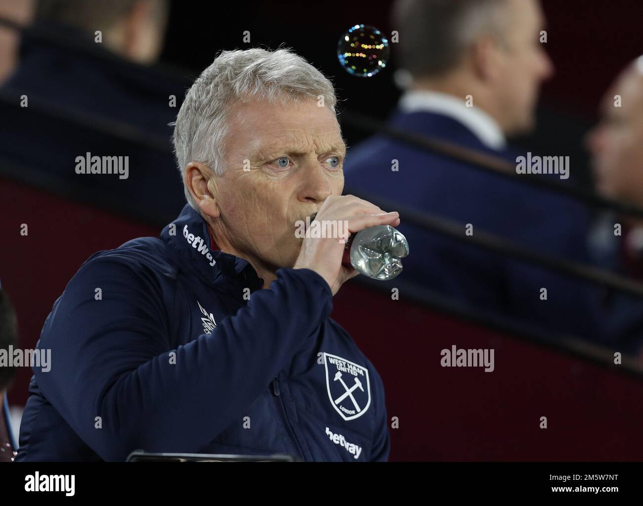 London, England, 30th December 2022. David Moyes, Manager of West Ham ...