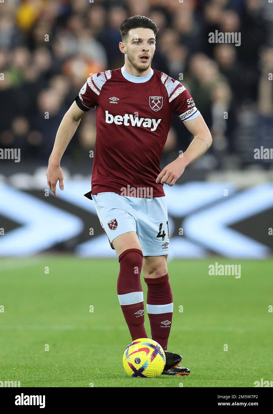 London, England, 30th December 2022. Declan Rice of West Ham United ...