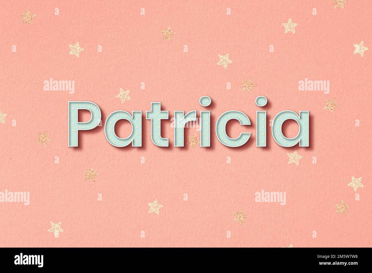 Patricia female name typography vector Stock Vector Image & Art - Alamy
