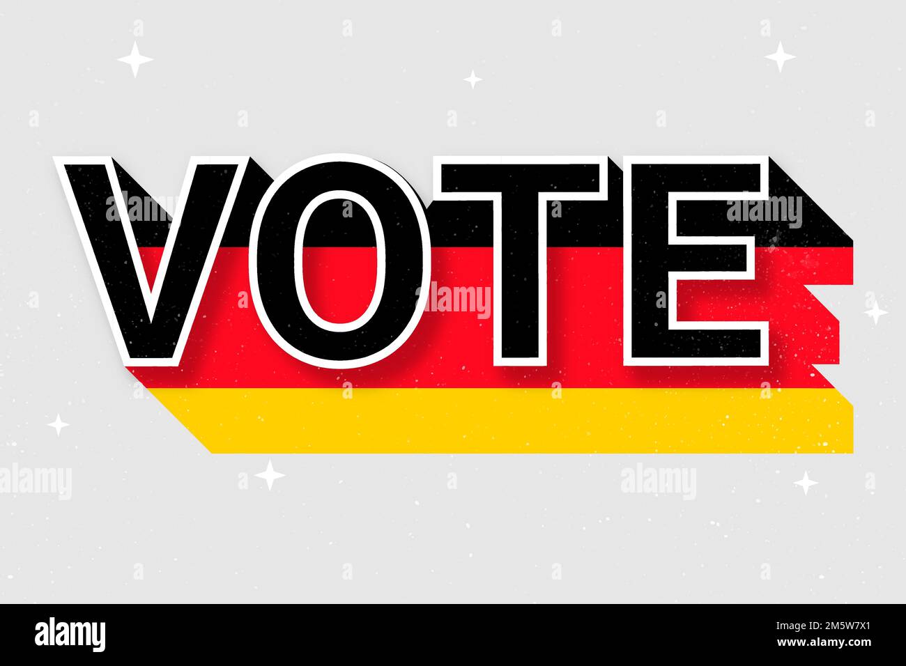 Vote word German flag vector election Stock Vector Image & Art - Alamy