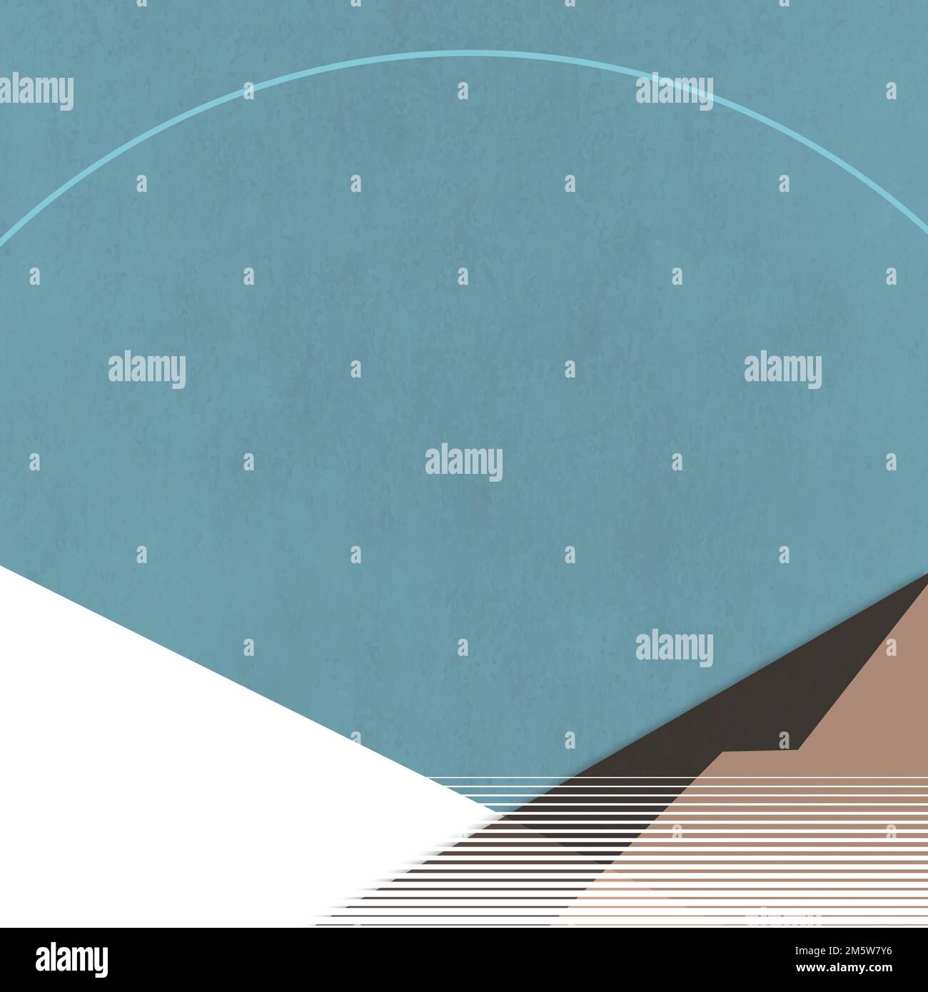 Minimalist vector landscape retro poster style Stock Vector Image & Art ...