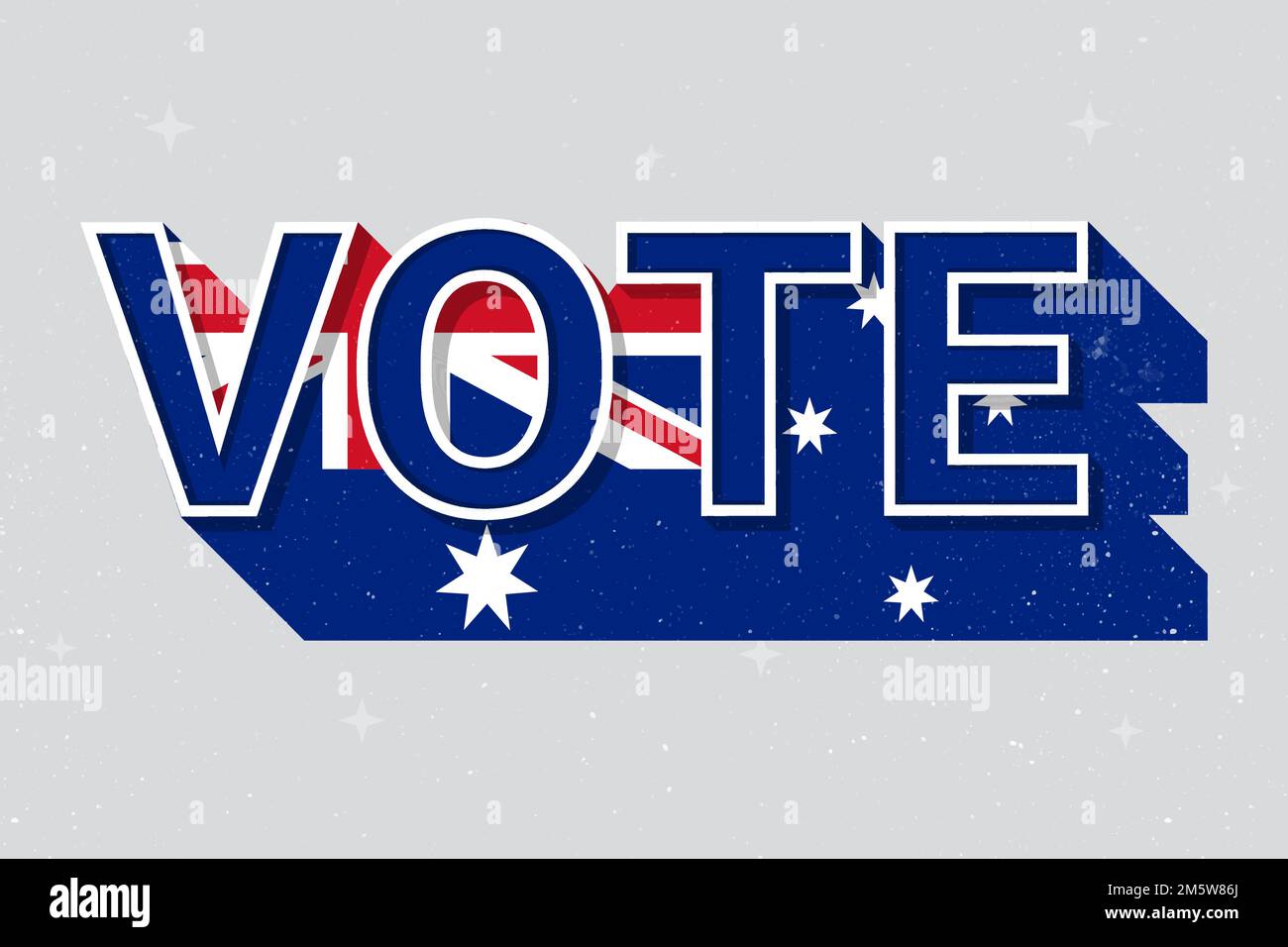 Vote word Australia flag vector election Stock Vector Image & Art - Alamy