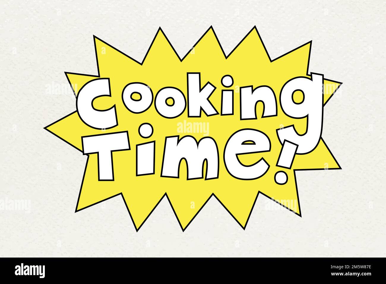 Cooking Time word typography vector Stock Vector Image & Art - Alamy